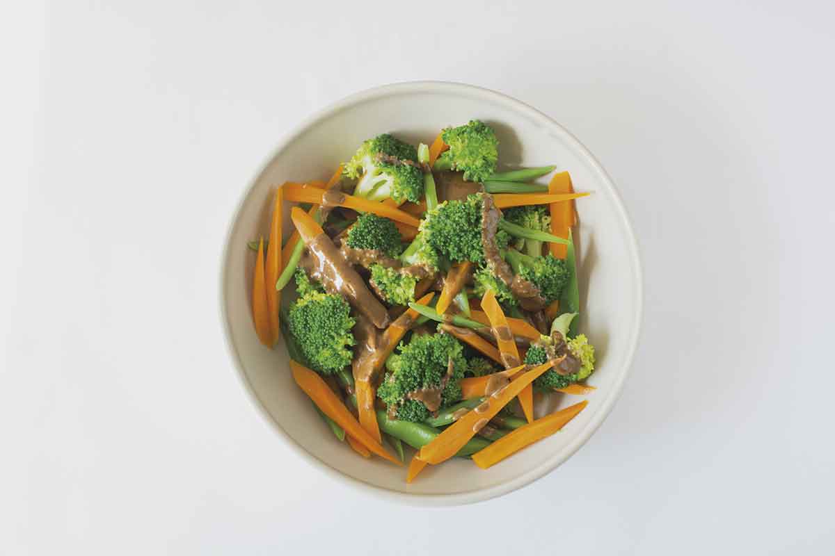 Receta con verduras y vinagreta de miso | Soycomocomo