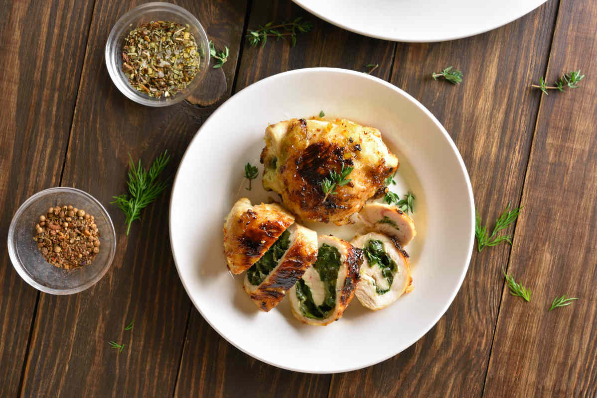 Pechuga rellena de espinacas | Soycomocomo